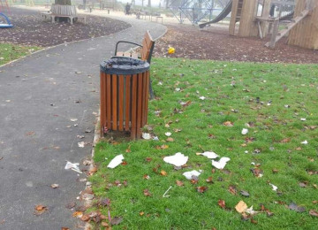Mountsfield Park - Fox Proof Litter Bins