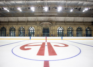 Ally Pally Ice Hockey Plexiglas Screen