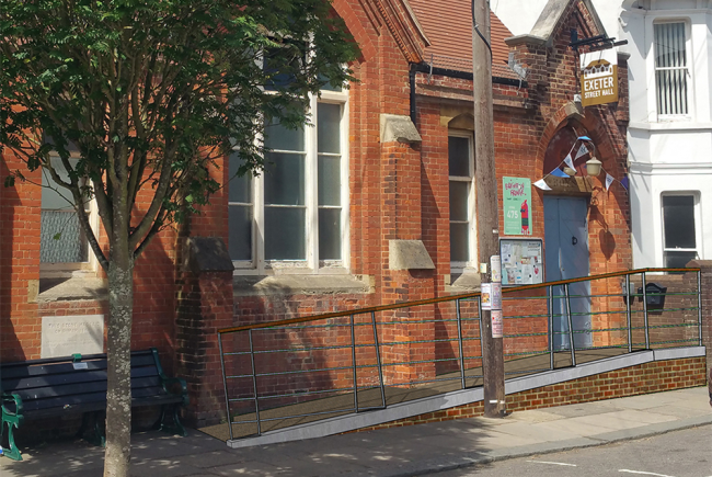 Access for all at Exeter Street Hall